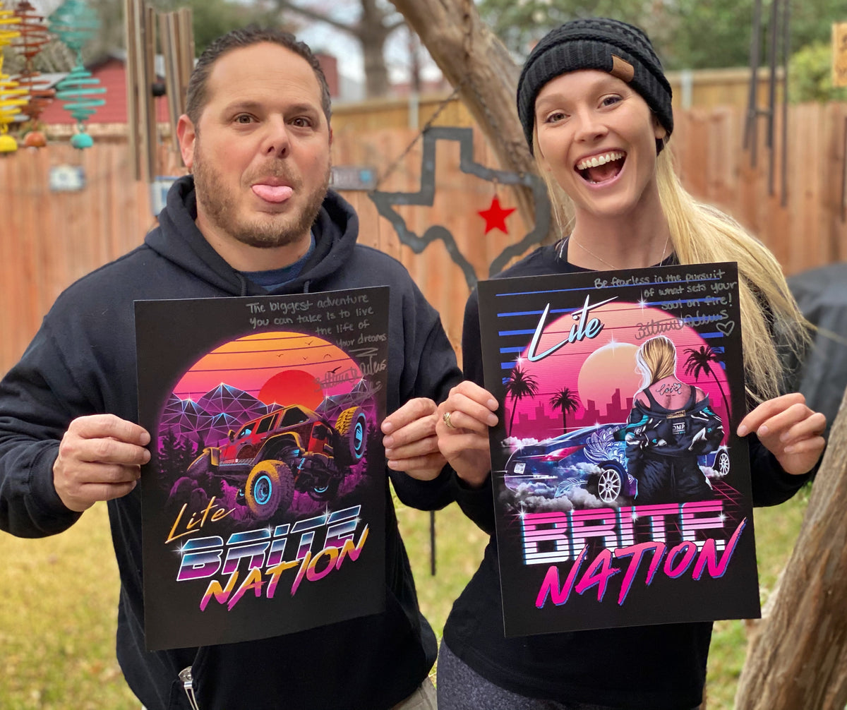 LBN POSTERS. – Lite Brite Studios